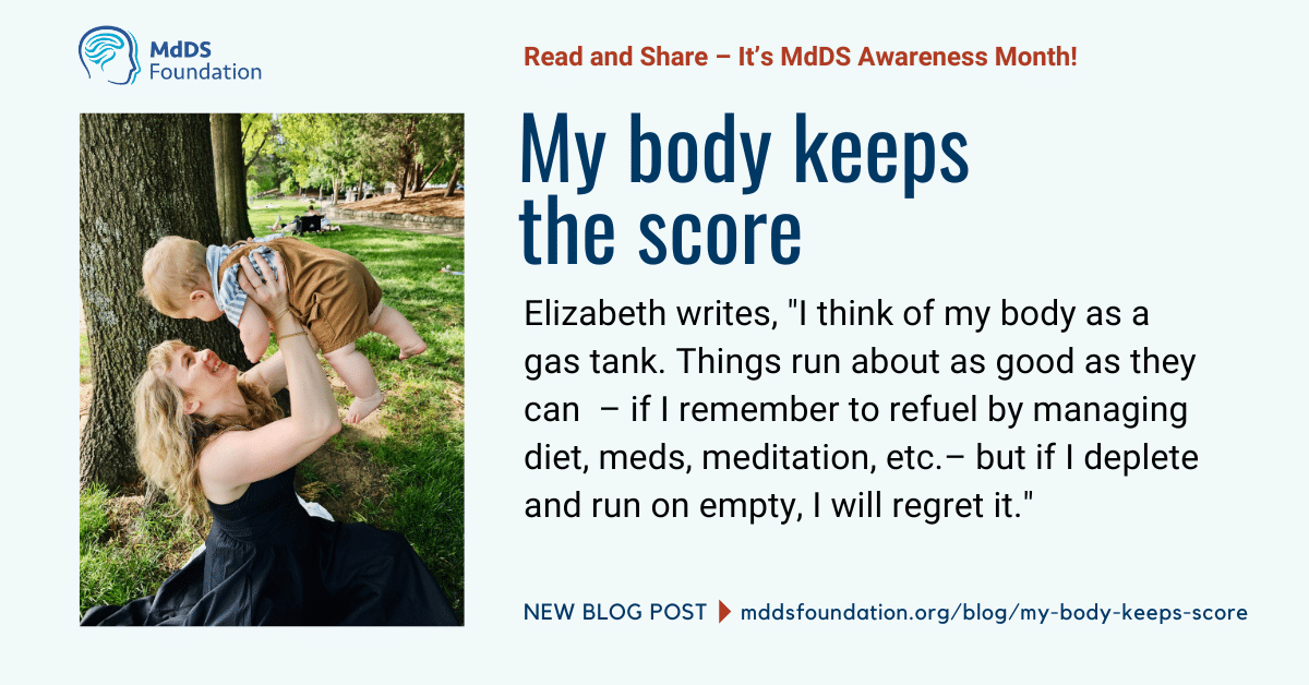 My Body Keeps the Score, av Elizabeth Baum | MdDS Foundation